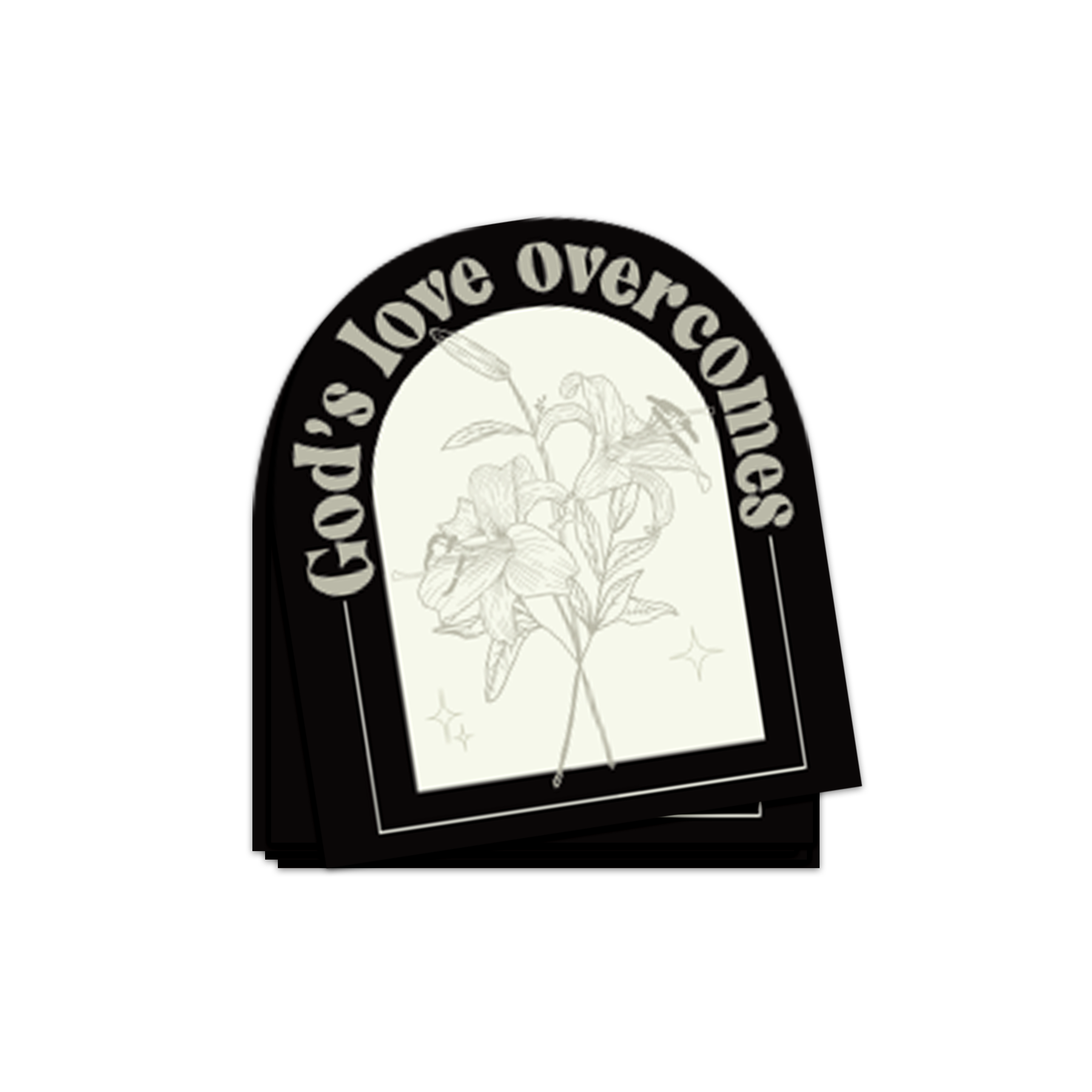 God's Love Overcomes Sticker | GLO