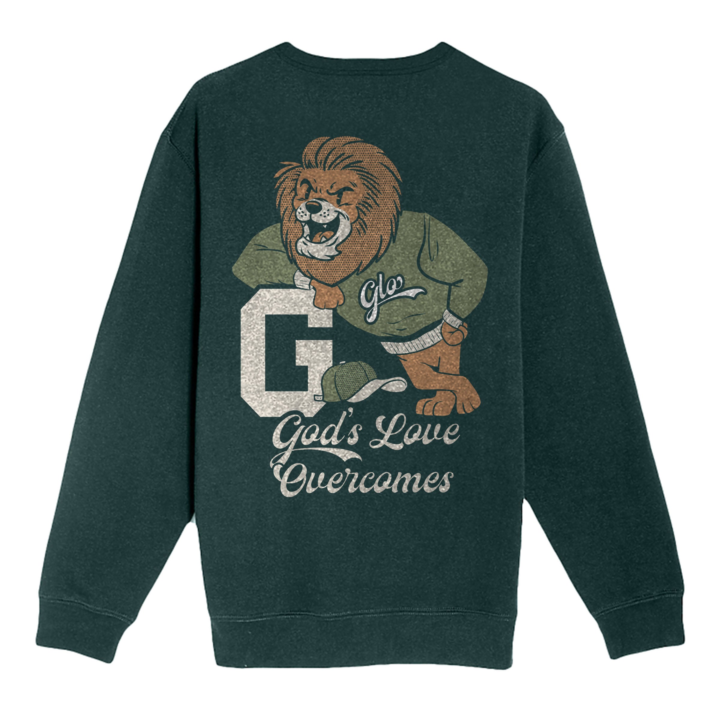 Collegiate Lion Crewneck Sweatshirt | GLO